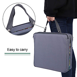 Qavctw Thick Kneeling Pads Memory Foam Garden Kneeling Pad Comfortable Knee Pad Cushion for Gardening Work Yoga Exercise Baby Bath 23.6 x 13.5 x 2 Inch