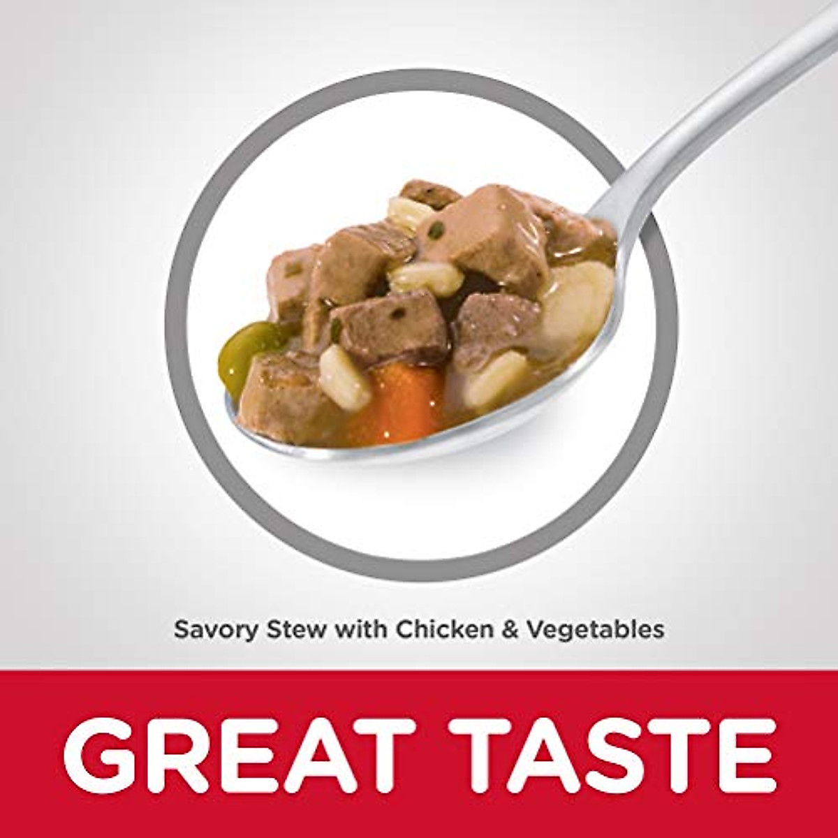 Hill's Science Diet Wet Dog Food, Adult 7+ For Senior Dogs, Small Paws For Small Breeds, Savory Stew Chicken & Vegetables, White, 3.5 Ounce (Pack Of 12)