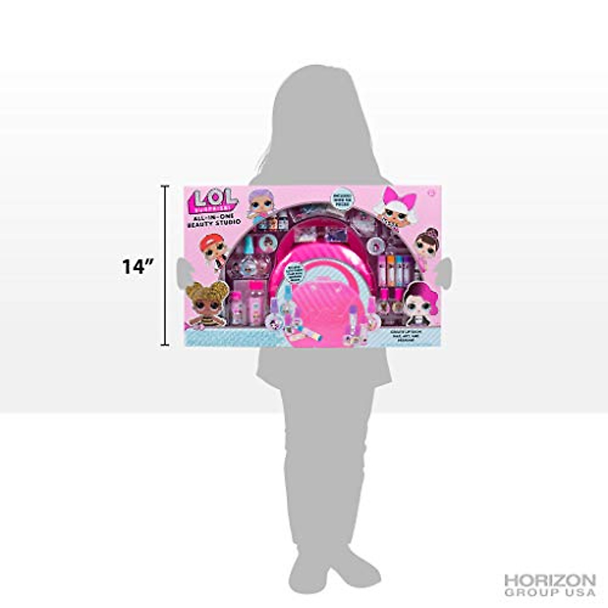 L.O.L. Surprise! All-in-One Beauty Studio by Horizon Group USA, Explore 3 Craft Activities. Create DIY Lip Balms, Nail Art & perfumes. Stickers, Fragrances, Glitter & More Included.