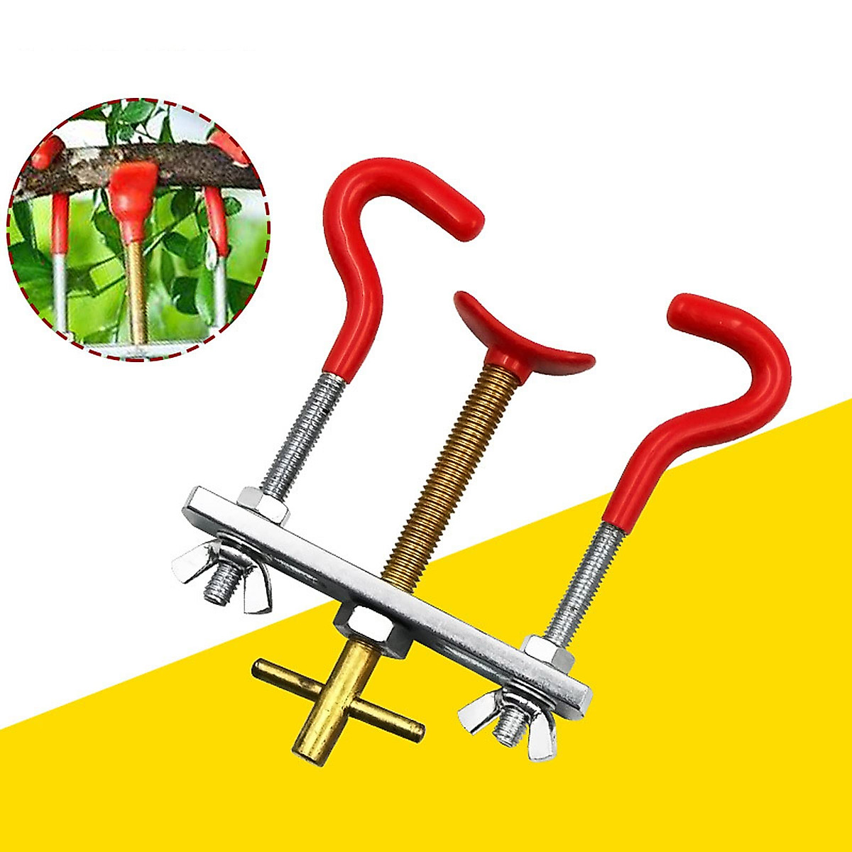 Bonsai 2pcs Tree Branch Bender Bonsai Tool Pruner, Bender, DIY Modeling Tool For Potted Bonsai, Branch, Trunk Adjuster, Small Bender