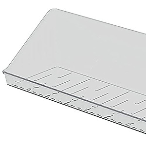 Bothyi Acrylic Bathroom Shelf, Wall Mounted Shower Shelf, Wall Shower Caddy Shelf, No Drilling, Clear L