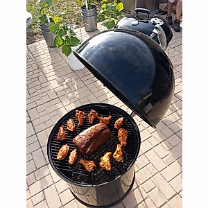 Total Control BBQ Stainless Hinge & Gasket Kit for Weber Smokey Mountain WSM Smoker Grill 18.5 22.5