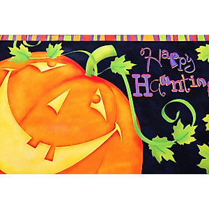 Happy Haunting Olivia's Home Accent Rug Halloween Themed Seasonal Rug 22" x 32"