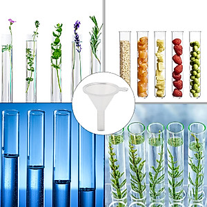Faburo 30pcs Clear Plastic Test Tubes with Cork Stoppers, 16x100mm 10ml Small Plastic Bottles with Corks, Good Seal for Candy Storage, Bath Salt, Scientific Experiments and Plant Propagation