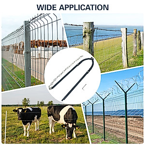 Fence Fixer, Iron Garden Fence Fixer Repair Tool Barbed Wire Fence Stretcher Tool Barbed Wire Tightener Tightening Repair for Garden Fence