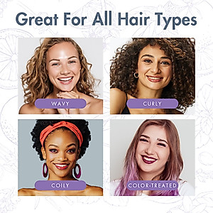 MopTop Salon Deep Conditioner – Conditioning Hair Mask for Intense Hydration for Dry Damaged Hair & Frizzy Curls, Sulfate Free & Paraben Free Hair Care for All Hair Types (Lavender Mint, 12oz)