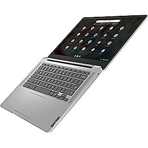 Lenovo Newest Chromebook 14" FHD Touchscreen Laptop for Business,Student, Octa-Core MediaTek MT8183, 4GB RAM, 64GB eMMC+64GB Card, WiFi, Webcam, 10+ Hours Battery, Chrome OS, Arctic Grey, TECL Bundle