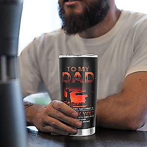 Gifts for Dad from Daughter - Dad Gifts from Daughter - Fathers Day, Birthday Gifts for Dad, Dad Birthday Gift - Gift for Dad, Presents for Dad - Father Gifts Ideas - 20 Oz To My Dad Tumbler