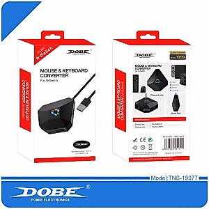Dobe NS-Switch PS4 PS3 Game Keyboard and Mouse Adapter for PS4, PS3, Xbox one, N-Switch, Host Series Converter（Original Handle Guide Connection）