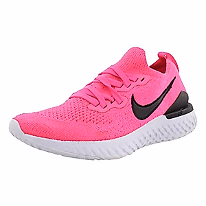 Nike Epic React Flyknit 2 Women's Running Shoe Pink Blast/Black-White Size 6.5