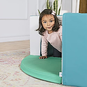 ECR4Kids SoftZone Triple Tunnel Maze, Toddler Playset, Contemporary, 9-Piece