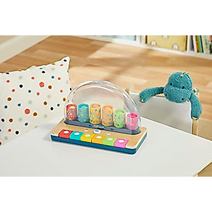 Playskool Little Wonders Pop-A-Tune - Toy - Colorful Tubes & Keys Teach Cause & Effect - Silly Sounds and Classic Piano - for 12 Months+