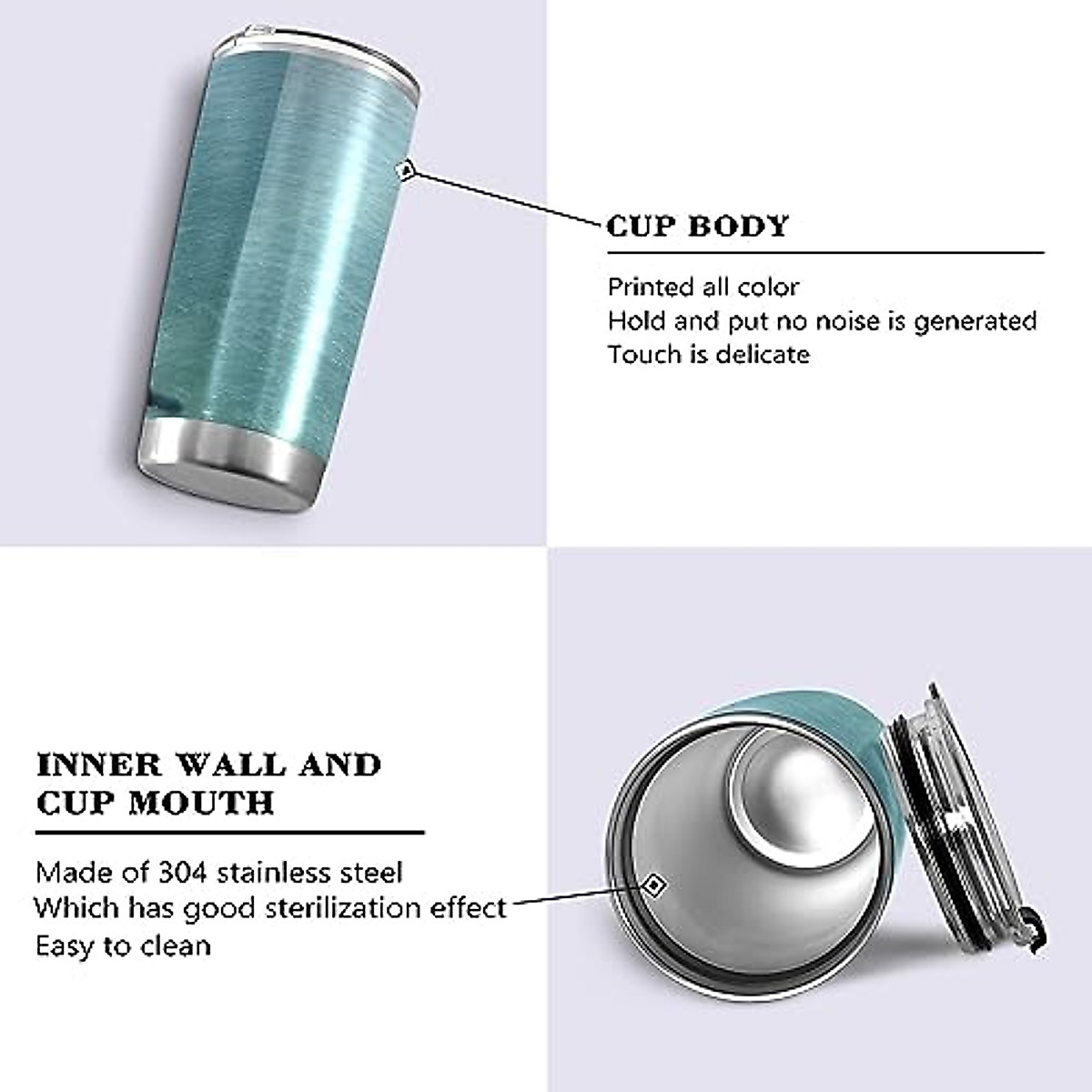 Jihqo Sea Lighthouse Tumbler with Lid and Straw, Insulated Stainless Steel Tumbler Cup, Double Walled Travel Coffee Mug Thermal Vacuum Cups for Hot & Cold Drinks 12oz