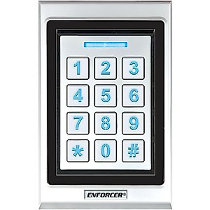 Seco-Larm SK-B141-PQ Bluetooth Access Controller, Single-Gang Keypad with Prox; App-Based Programming; Secure, Integrated Wireless Technology; 1000 Users; IP65 Weather Resistant
