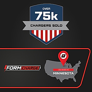 FORM 48 Volt Golf Cart Battery Charger for Yamaha G19 - G22 Golf Carts - 48V 15AMP Lead Acid Battery Charger