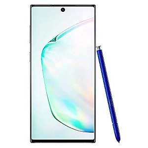 Samsung Galaxy Note 10 Factory Unlocked Cell Phone with 256GB (U.S. Warranty), Aura Glow (Silver) Note10