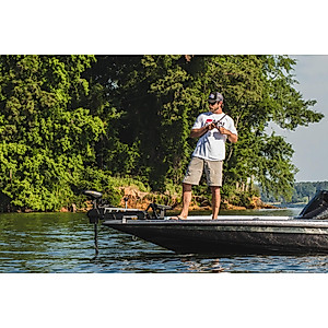 Abu Garcia 5’6” Max PRO Fishing Rod and Reel Spinning Combo, 5+1 Ball Bearings with Lightweight Aluminum Spool, 2-Piece Rod, Orange