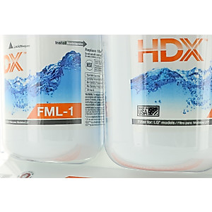 HDX FML-1 Replacement Water Filter / Purifier for LG Refrigerators (2 Pack)