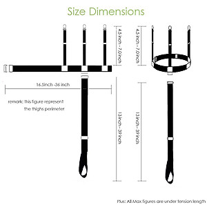 JUMYGEAR Stirrup Shirt Stays for Men or Police or Military, Shirt Suspenders Strap Shirttail Tucked in,2Pack-1 Pair