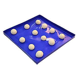 Solid Cooking Oven Basket, Black Basket, Non-Stick PTFE Solid Pizza Basket Tray, Food Grade BBQ Crisper Basket for French Fries, Chicken Fillets, Chicken Wing Rack by KITCHENRAKU KR