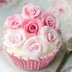 Mity rain Roses Collection Fondant Mold-Rose Flower and Leaves Shapes Silicone Mold for Sugarcraft Cake Decoration, Cupcake Topper, Polymer Clay, Candy, Chocolate, Soap Wax Making Crafting Projects