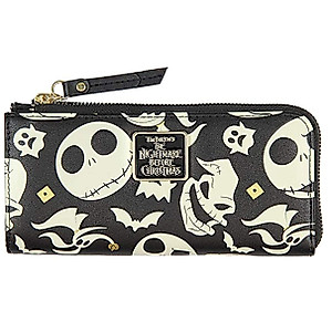 Classic Christmas Movie Oogie Boogie Zip Around Clutch Wallet
