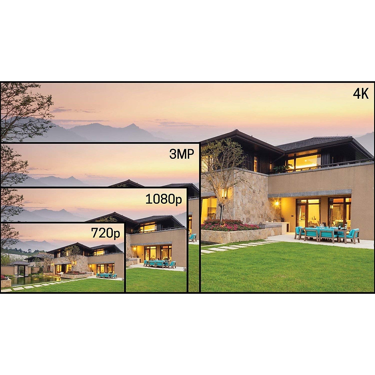 4K PoE Security IP Camera - Compatible with Hikvision DS-2CD2683G2-IZS UltraHD 8MP Vari-Focal EXIR Bullet Weatherproof 2.8-12mm Motorized Lens English Version Firmware