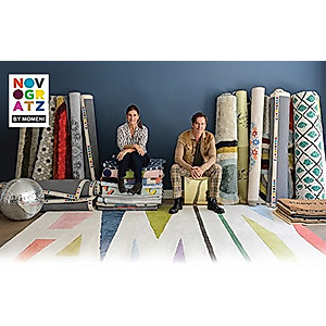 Novogratz Retro Collection Prism Shag Area Rug, 3'6" x 5'6", Multicolor