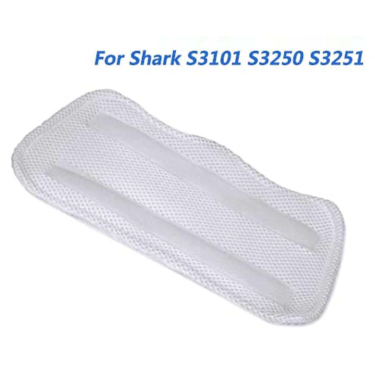 10 Pack Replacement Washable Cleaning Steam Mop Pads Compatible with Shark S3101, S3102, S3250, S3251, SK115, SK140, SK141, SK410 Series Steam & Scrub All-in-One Hard Floor Steam Mop