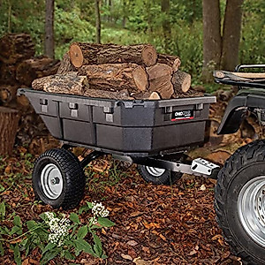 Ohio Steel 4048P-HYB Dump Cart, 15 Cubic feet, Hybrid Hitch - with Pin to Lock