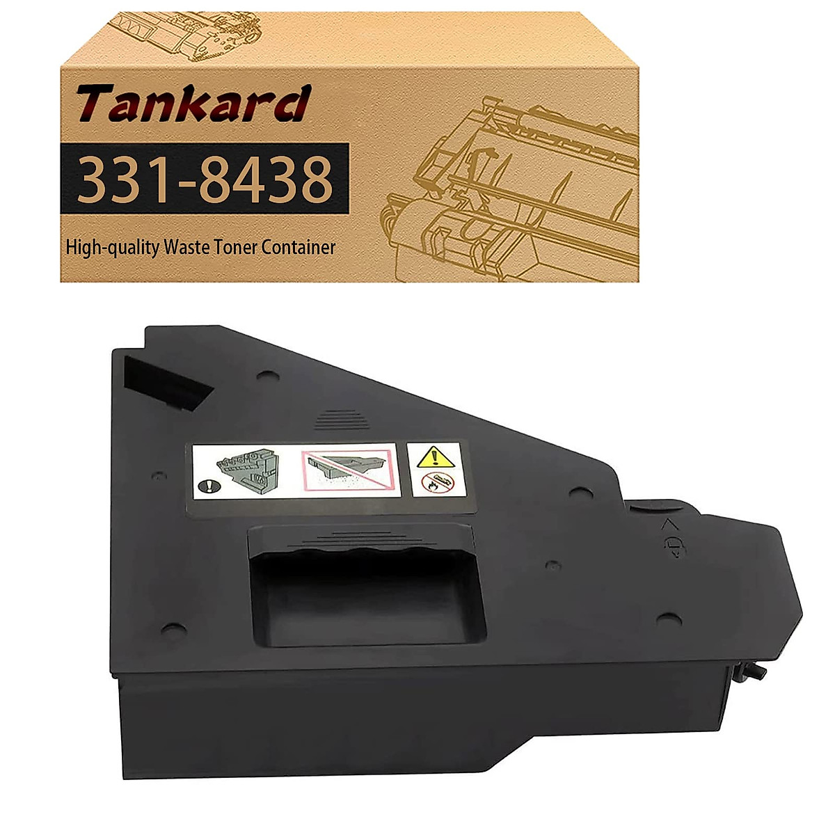 Tankard Compatible C2660dn Waste Toner Box 331-8438 Replacement for Dell C2660dn C2665dnf C3760n C3760dn C3765dnf S3840cdn S3845cdn Waste Toner Container