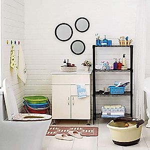 Trivets for Hot Dishes, Trivets for Hot Pots and Pans, Hot Pads for Countertops, Coasters 4 Pcs and Storage Basket 1 Pack, Pot Holders for Kitchen, Cotton Hot Mats Cooking Pad Protect Table (Brown)