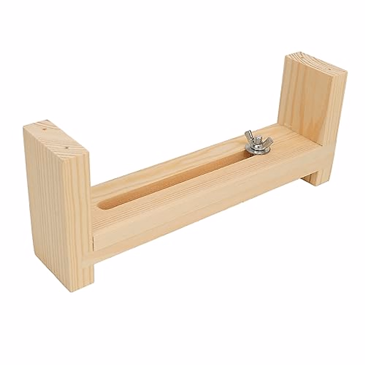 Alomejor Wooden Paracord Bracelet Jig Adjustable Craft Tool Kit for DIY Braiding Weaving Simple Portable with Adjustable Distance Slider