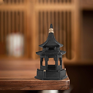 VALICLUD Zen Garden Decor Pagoda Lantern Meditation Tabletop Ornaments Pavilion Aquarium Decoration