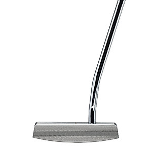 Bell II H-410 Half-Offset CNC Milled Oversize Blade Golf Putter + Tacki-Mac Jumbo Flat Top Grip (Left, 37)