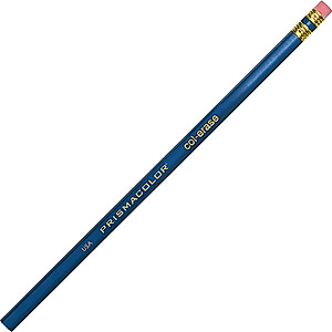 Prismacolor 20044 Col-Erase Pencil w/Eraser Blue Lead Blue Dozen