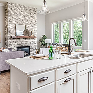 Ascher Vintage G25 LED Globe Light Bulbs, 60 Watt Equivalent, Daylight White 4000K, 750LM, Non-Dimmable, G25 Glass Edison Style for Bathroom Makeup Mirror, Medium E26 Base, Pack of 4