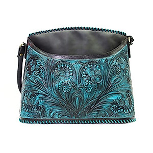 Top Grain Leather Bag for Women & Girls, Genuine Leather Tote Shoulder Bag, Handmade Shoulder Bag for Women, Gift for Her, Turquoise