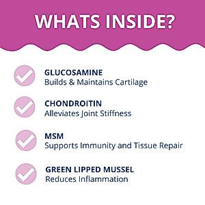 Under the Weather Pet Joint and Hip Powder for Dogs | Vet Formulated Dog Supplements with Glucosamine Antioxidants & Chondroitin for Strong Overall Joint Health | Promotes Good Mobility & Flexibility
