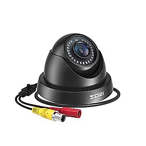 ZOSI 2.0MP FHD 1080p Dome Camera Housing Outdoor Indoor (Hybrid 4-in-1 CVI/TVI/AHD/960H Analog CVBS),24PCS LEDs,80ft IR Night Vision,CCTV Security Camera with 105° Wide Angle