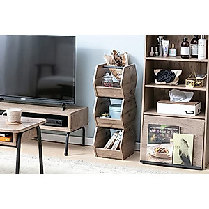 IRIS USA, Inc. SBD IS3B Stack Box, Storage Basket, Brown