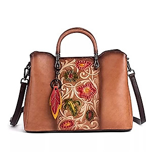 LHLLHL Ladies Crossbody Handbag Vintage Handbag Women Shoulder Tote Bag (Color : D, Size
