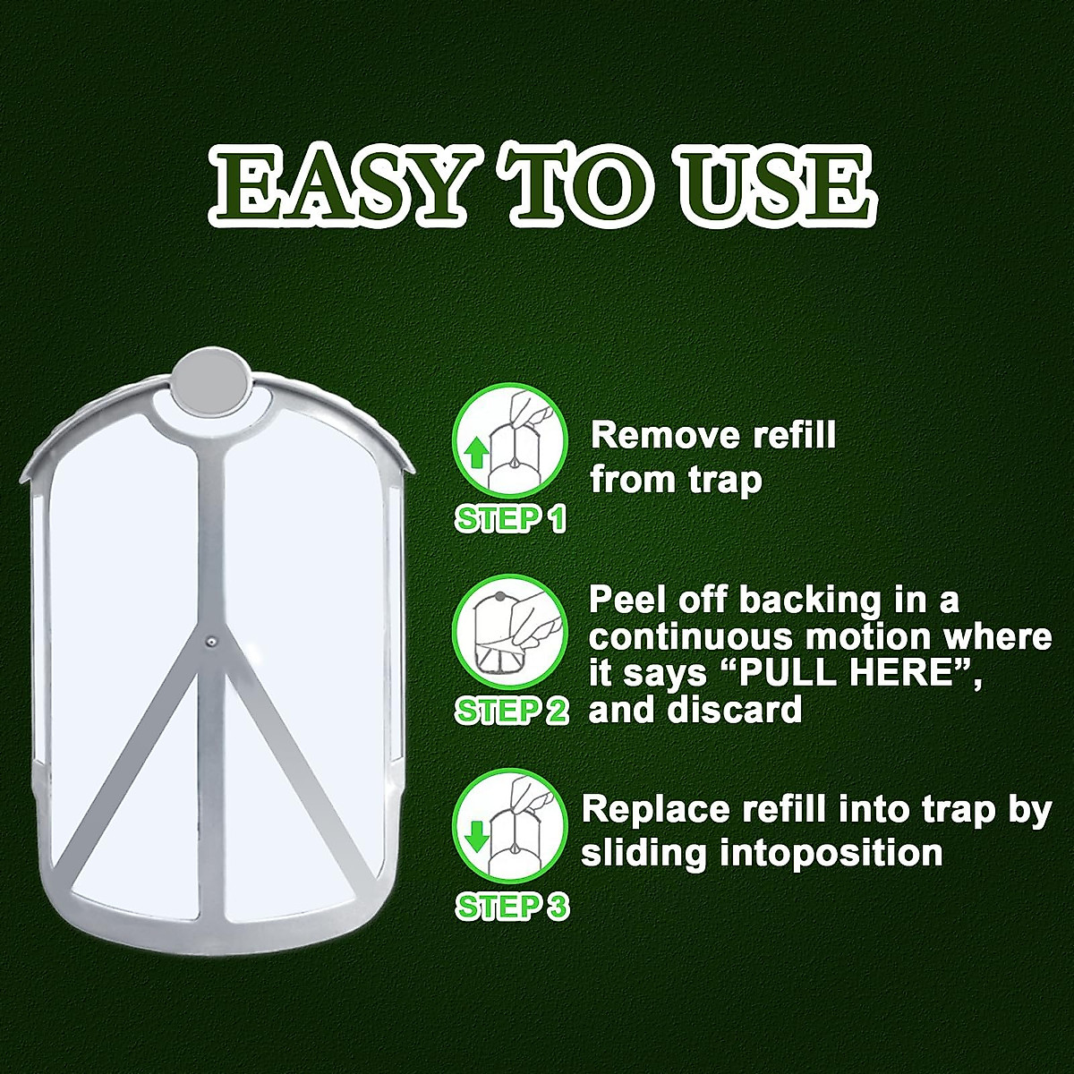 16 Pack Refill Cartridge Kit Compatible with Zevo Refill M364 Compatible with Zevo Max Plug-in Light M364A