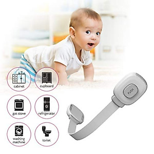 Baby Safety Cabinet Locks | Baby Proofing | Easy To Install | Cabinet Locks | Refrigerator Lock | Edge Protectors | Drawer Locks Child Safety | Door Locks for Kids | Door Latch (Locks and Corners)