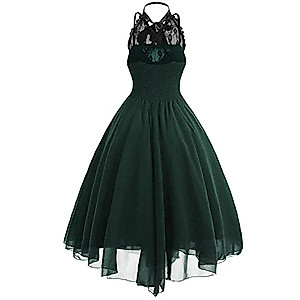 Pretty Dresses for Women Renaissance Dress Women Halter Corset Skirt Lace Up Gothic Dresses Steampunk Hippie Dresses Halloween Punk Ball Gown Champagne Dresses