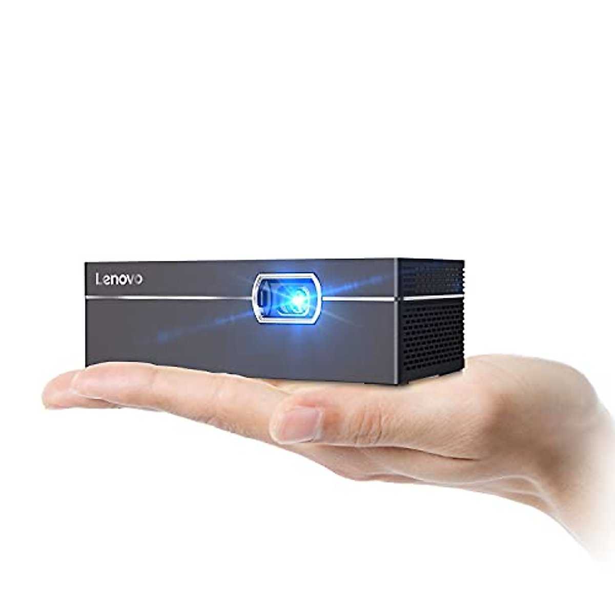 Lenovo Mini Projector M1 Portable Pico Smart DLP Projector with WiFi and Bluetooth,Built in 7000mAh Battery & Speaker and Android OS,Movie & Video Outdoor Projectors for iPhone and Android Phones