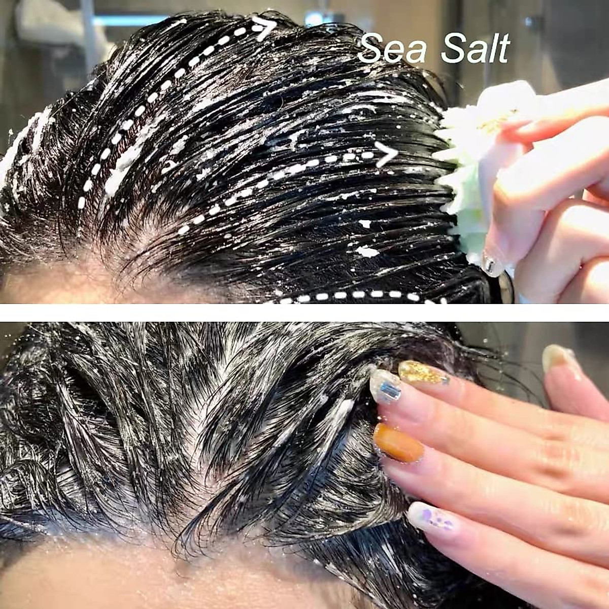 Beauty-Mall Spes Sea Salt Cream For Scalp Cleansing / Refreshing,Sea Salt Cream Shampoo For Scalp Purifying Oil Control And Cleansing Hair Care,Fresh Cleansing Shampoo,280g hair moisturizing,1 bottle