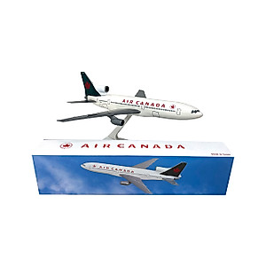 Flight Miniatures Air Canada Lockheed L-1011, 1:250 Scale - 1994 Colors Display Model in Flight - 5.98" x 2.01" x 0.98"; 3.17 OZ - ALK-10110I-014. Landing Gear Not Included
