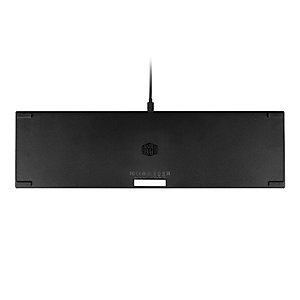 Cooler Master USB Type-C (Keyboard Side), USB 2.0 Type A (Computer Side) Sk-650-Gklr1-US SK650 Mechanical Keyboard with Cherry MX Low Profile Switches In Brushed Aluminum Design,BlacK Layout,Full