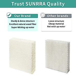 SUNRRA HFT600 for Honeywell HFT600, HEV615, HEV620, Part# HFT600T and HFT600PDQ, Long-Last & Sturdy, 6 Packs